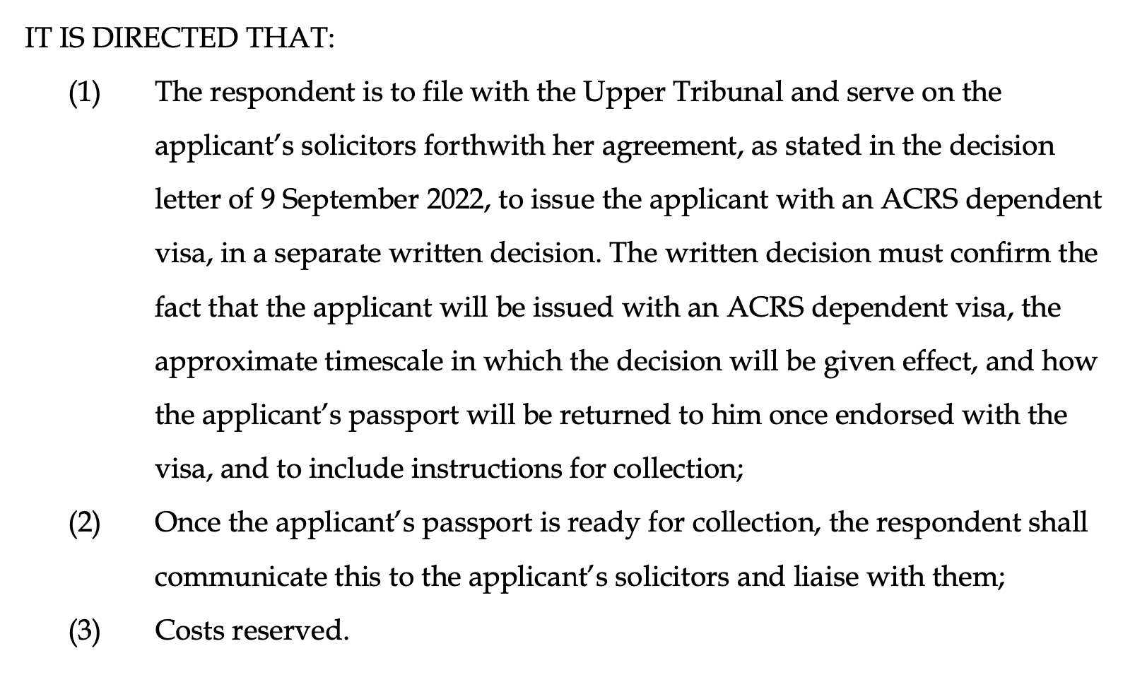 Sarah Pinder secures Interim Relief in the Upper Tribunal (IAC ...